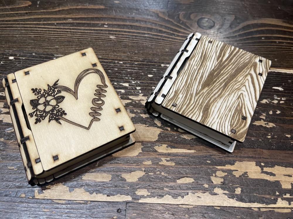 Laser-cut hollow wooden book (unpainted) | Goblin Market — Chicago ...